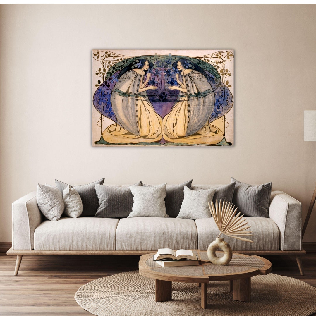 Frances Macdonald Wall Art Mcnair 'spring' Ca.1900-05 Frances Macdonald ...