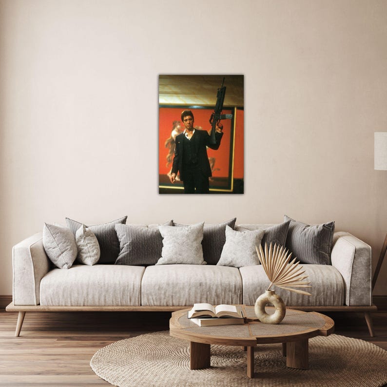 Scarface Movie Wall Art Al Pacino Poster Modern Canvas Al Pacino Poster ...