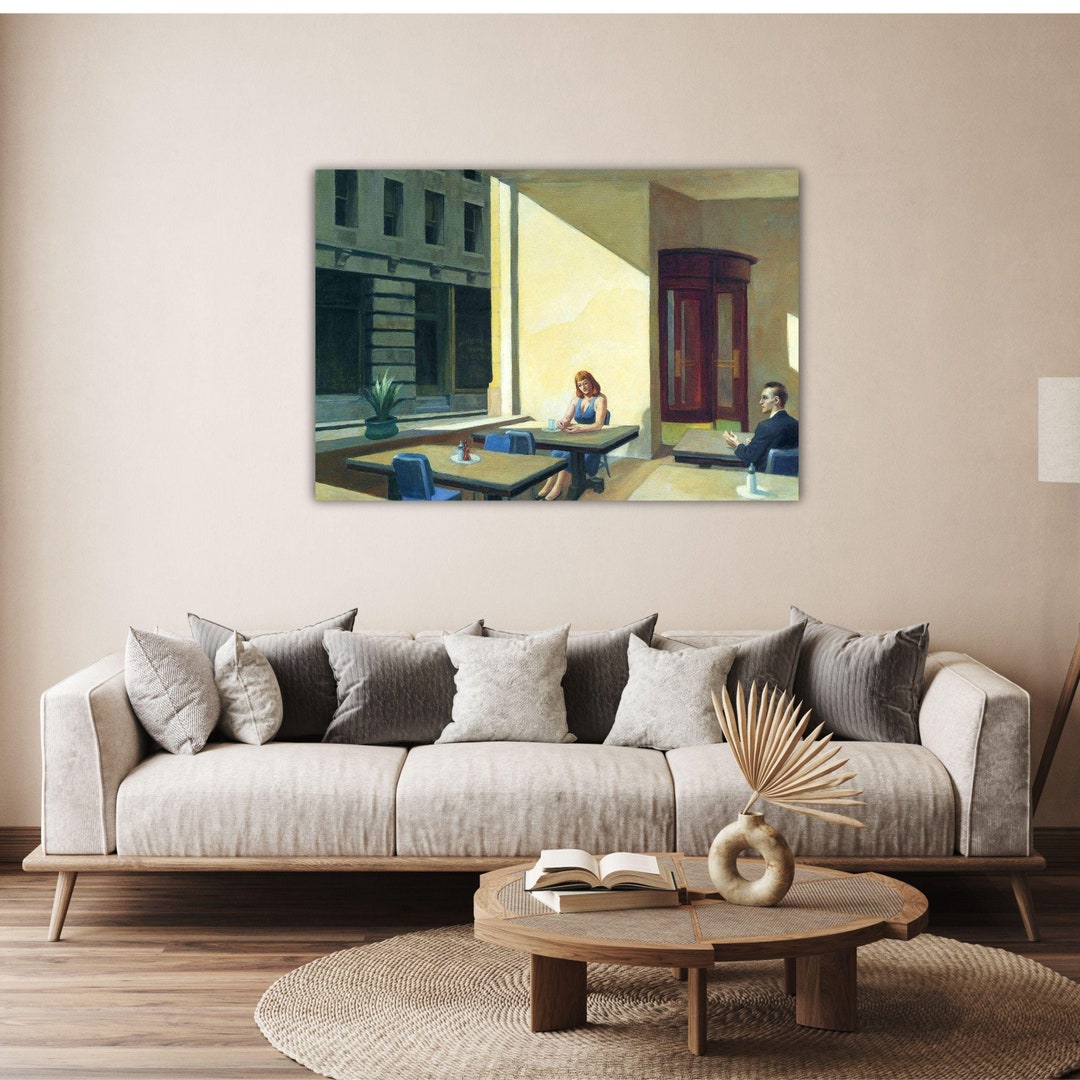 Edward Hopper Sunlights İn Cafeteria Wall Art Hopper Poster Hopper ...