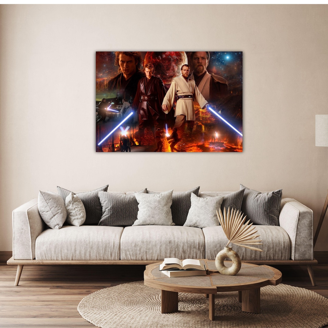 Star Wars Poster Starwars Print Gift of Kids Room Star Wars Effect Wall ...