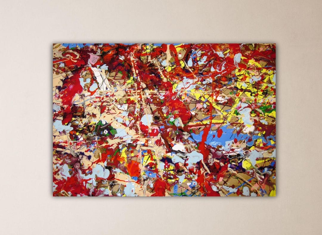 Jackson Pollock Convergence Poster Jackson Pollock Paint Museum Art ...