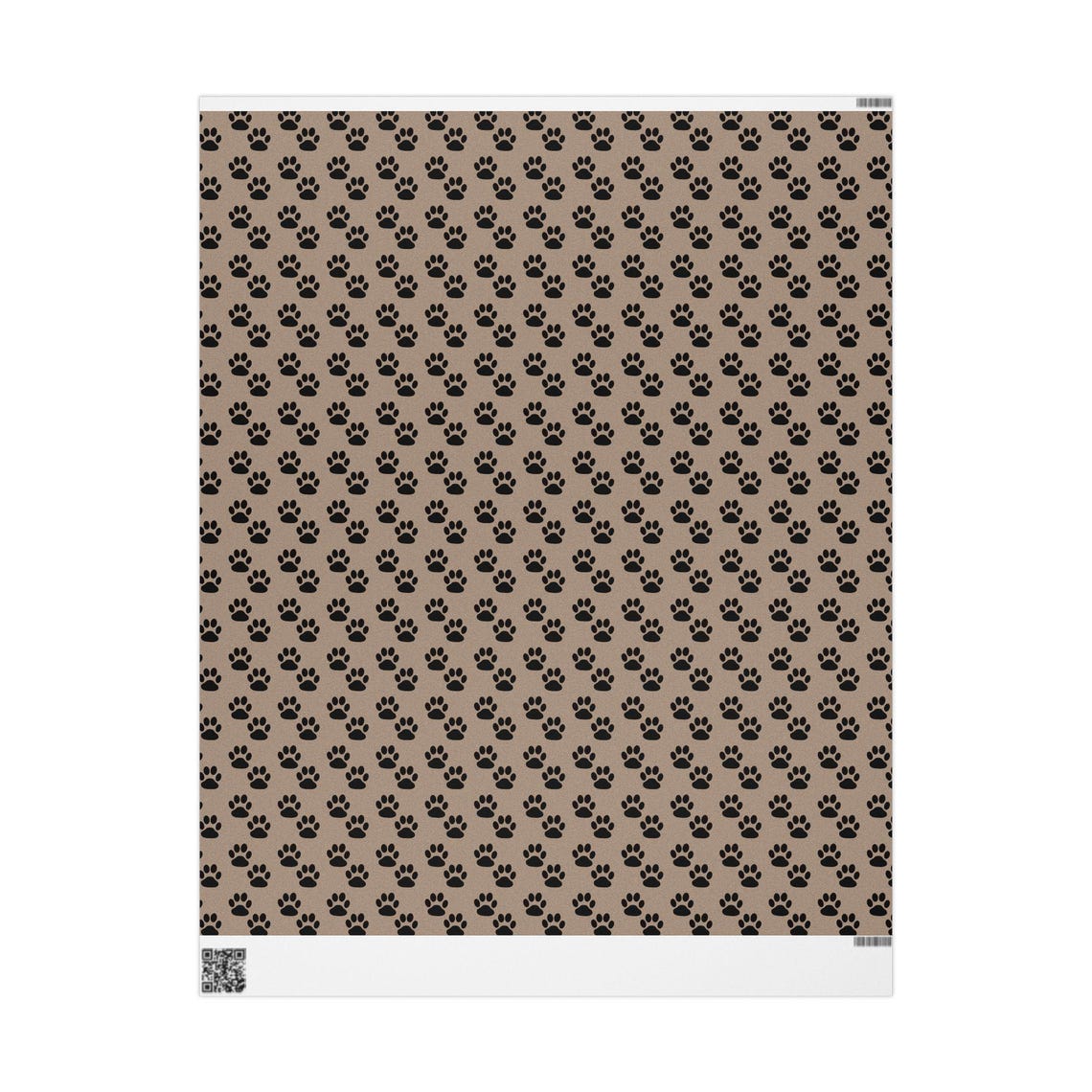 Dog Paw Print Wrapping Paper for Pet Lovers Gift Wrap Great for ...