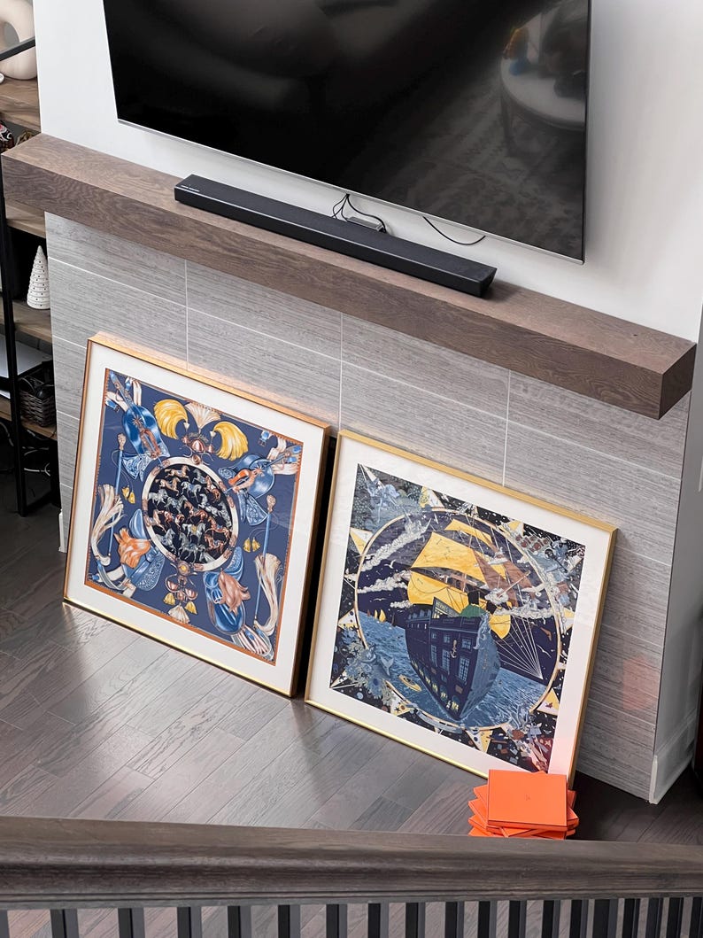 Scarf Frame in Gold (preorder) - Etsy