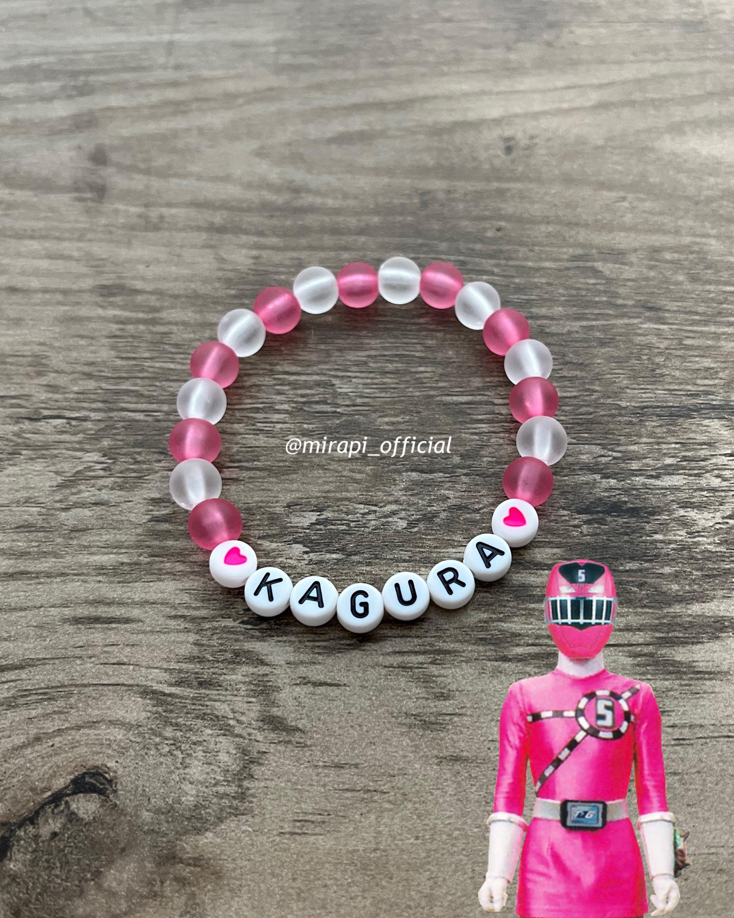 Ressha Sentai Toqger Handmade Custom Bead Kandi Bracelets - Right ...