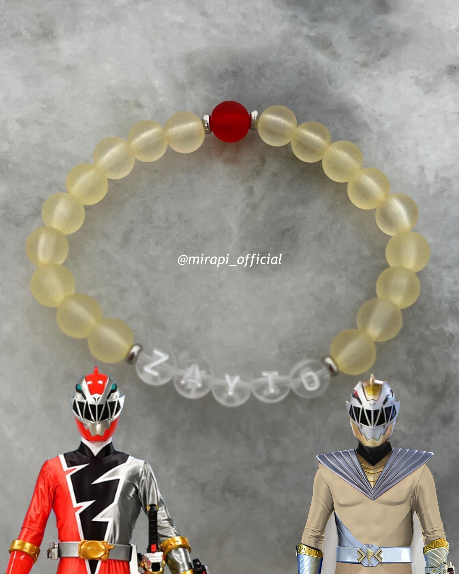 Power Rangers Dino Fury Cosmic Fury Handmade Custom Bead Kandi ...