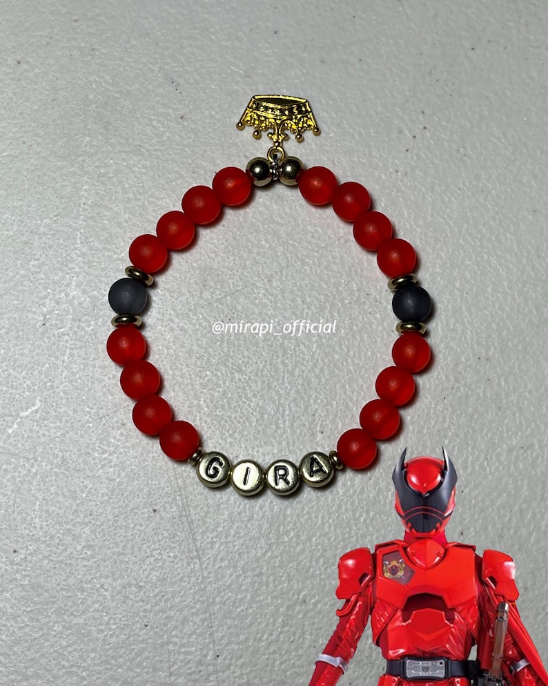 Ohsama Sentai Kingohger Custom Bead Kandi Bracelets - Gira Yanma Hymeno ...