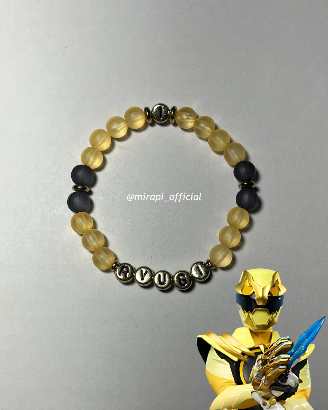 No.1 Sentai Gozyuger Handmade Custom Bead Kandi Bracelets - Hoeru Rikuo ...