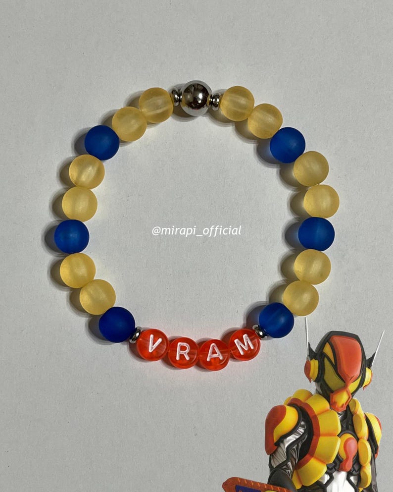 Kamen Rider Gavv Handmade Custom Bead Kandi Bracelets - Shoma Hanto ...