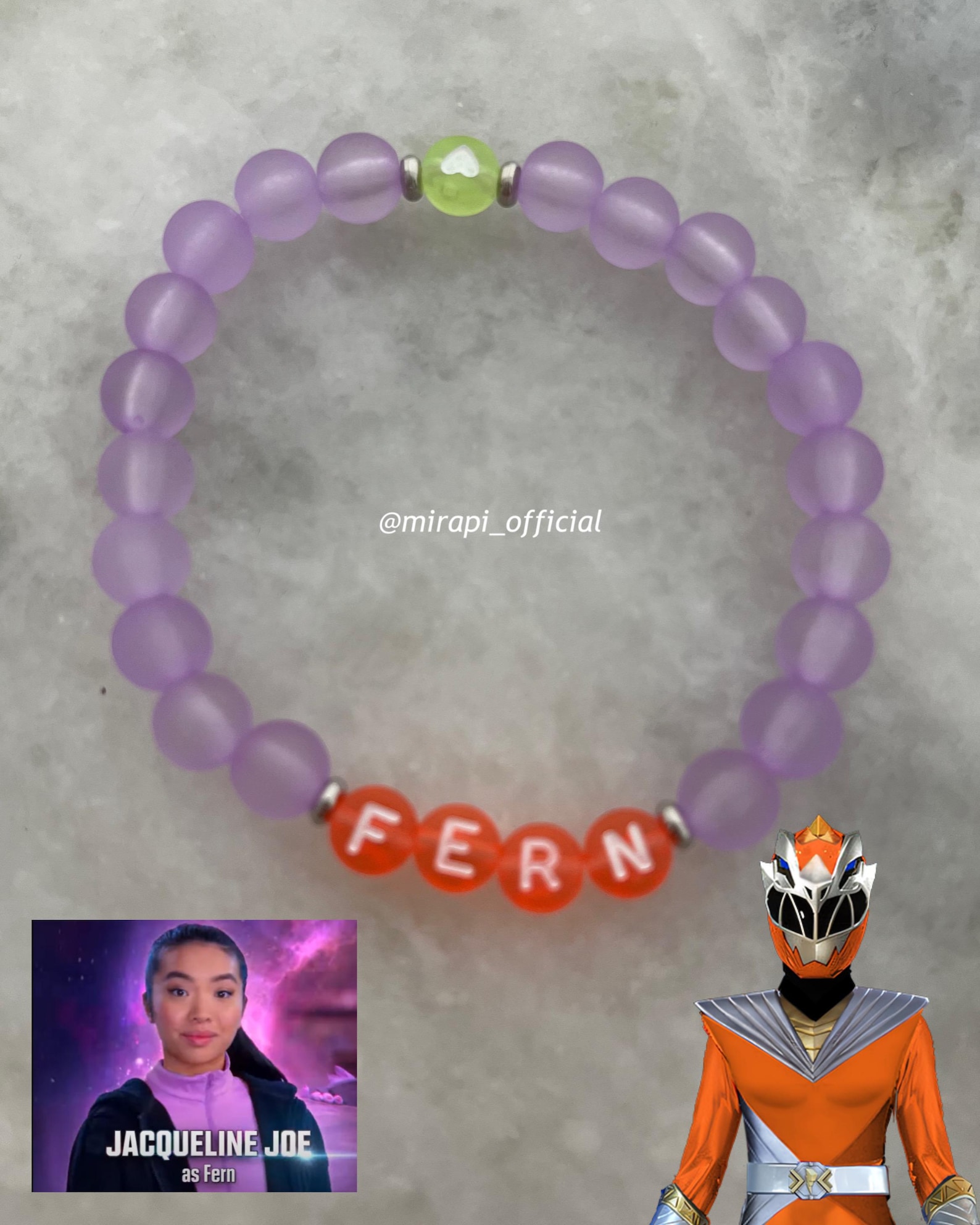 Power Rangers Dino Fury Cosmic Fury Handmade Custom Bead Kandi ...