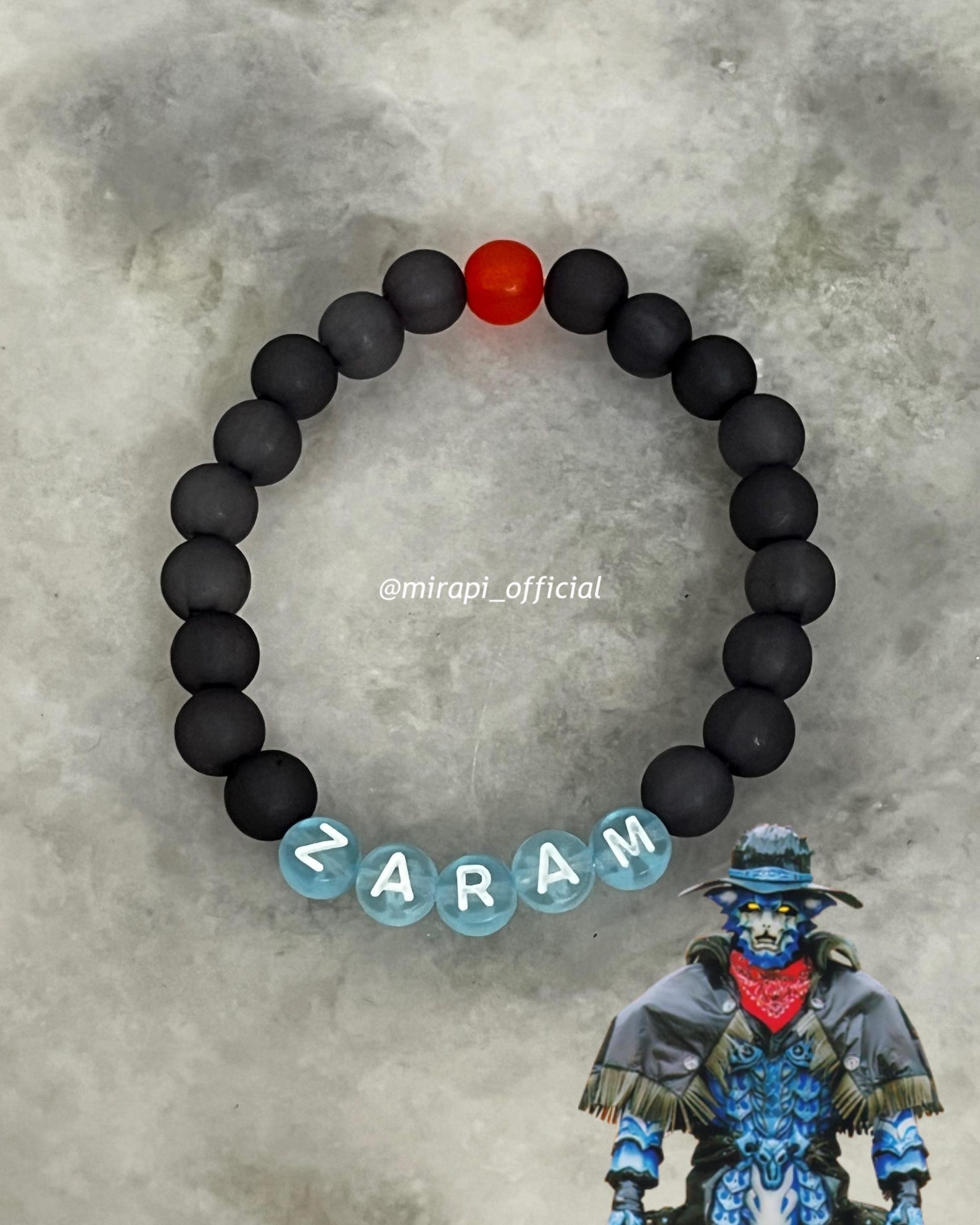 Ressha Sentai Toqger Handmade Custom Bead Kandi Bracelets - Right ...