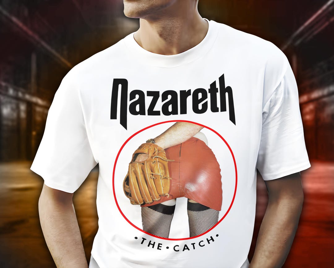 Nazareth - the Catch - Music Cover Art T Shirt Vintage Look All Sizes S ...