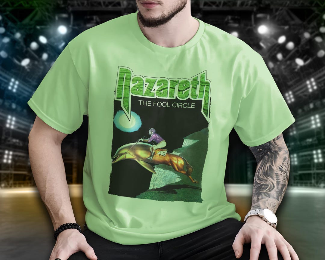 Nazareth the Fool Circle Music Cover Art T Shirt Vintage Look All Sizes ...