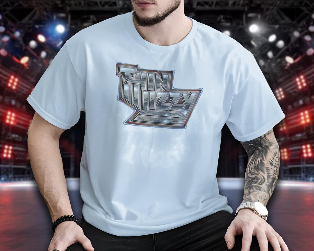 Thin Lizzy - Logo V2 - Music Cover Art T Shirt Vintage Look All Sizes S ...