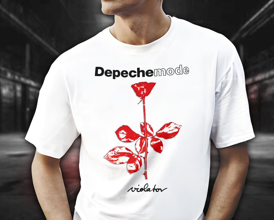 Depeche Mode - Violator V2 - Music Cover Art T Shirt Vintage Look All ...