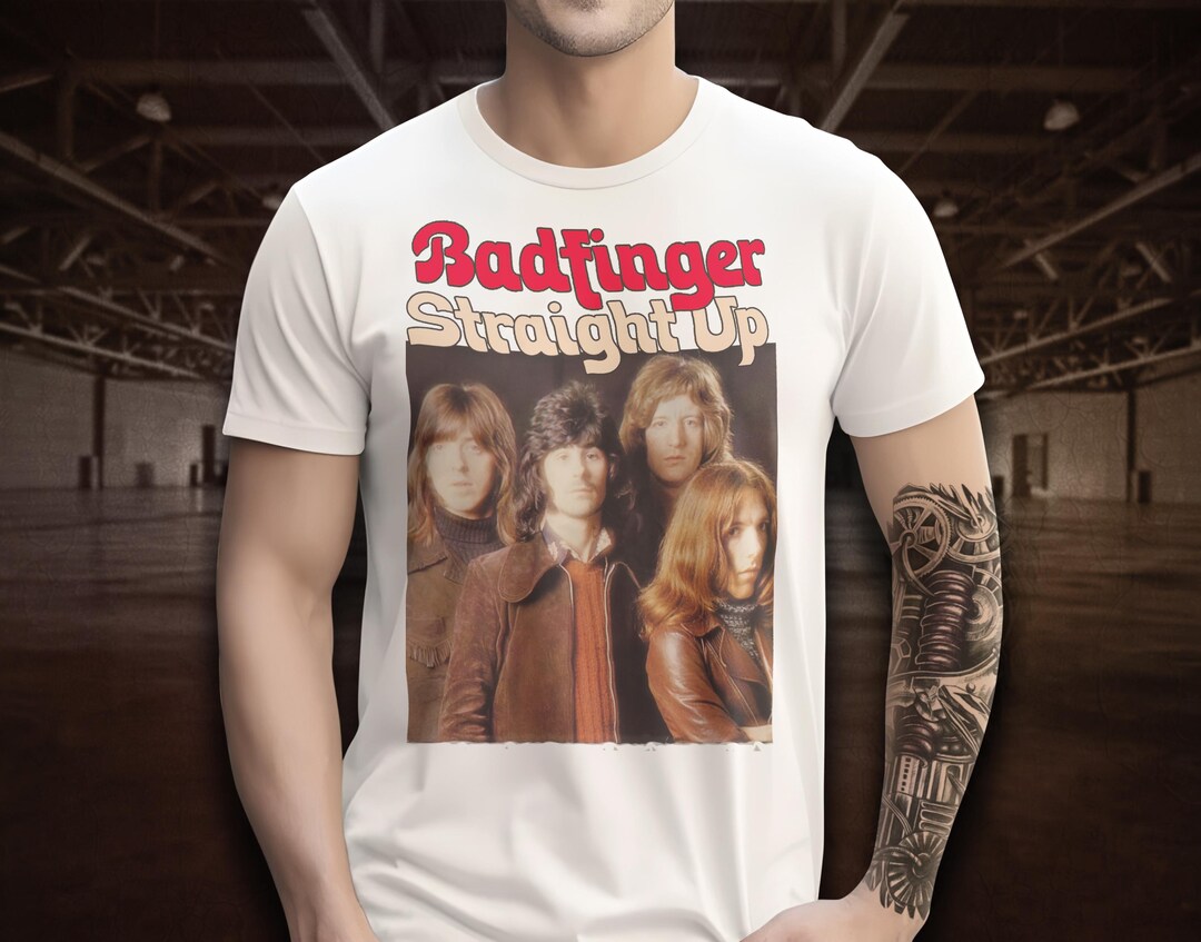 Badfinger - Straight up - Music Cover Art T Shirt Vintage Look All ...