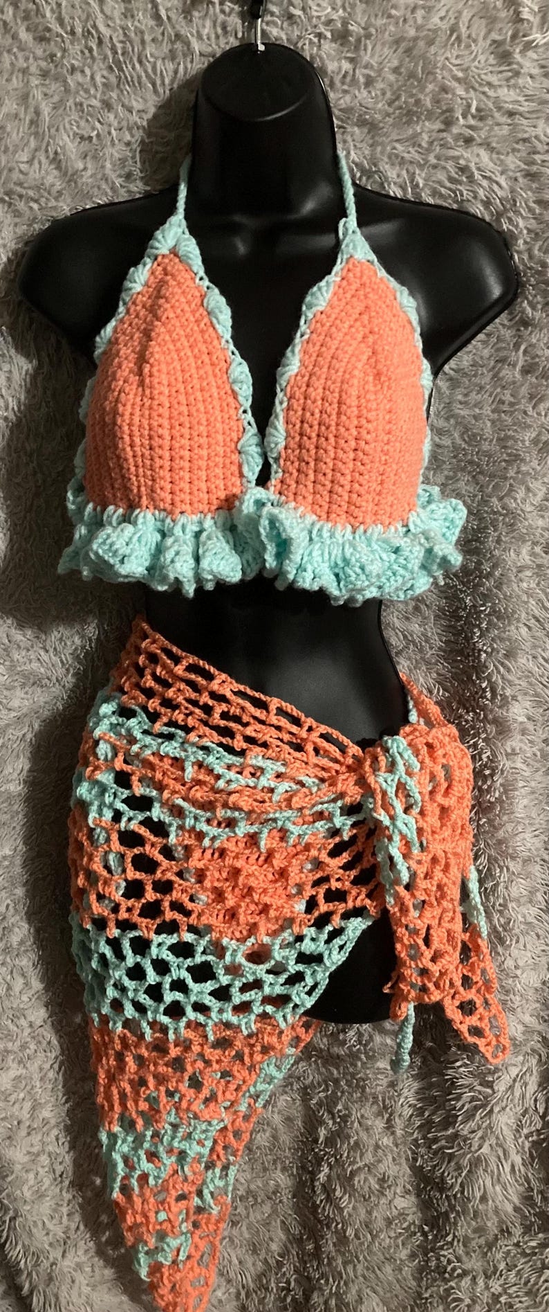 Handmade Crochet Bikini Set-custom Made and Sizes-summer Beachwear ...
