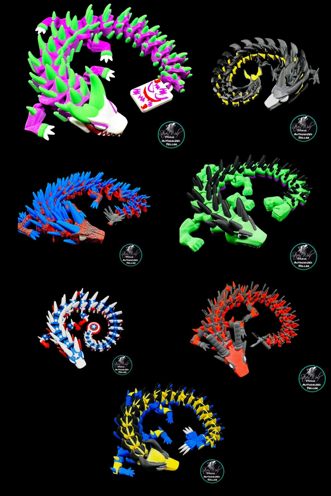 Character Dragons - Etsy