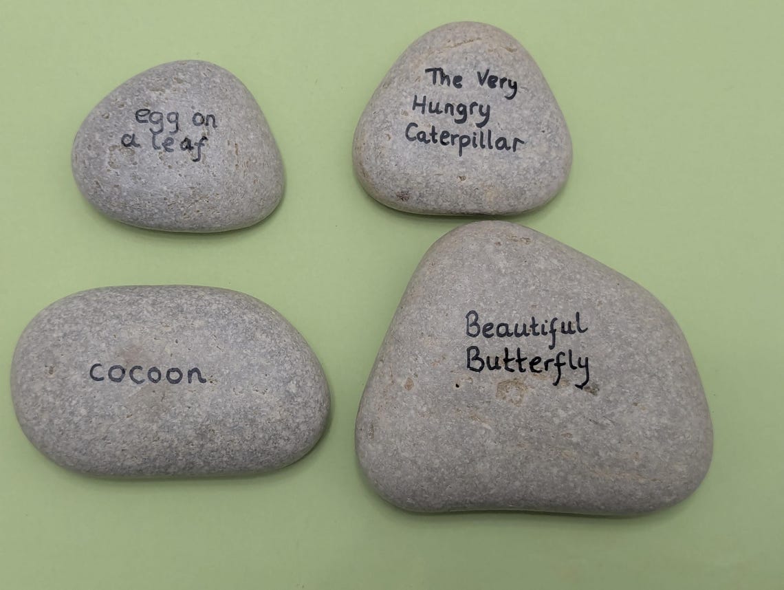The Very Hungry Caterpillar Story Stones - Etsy
