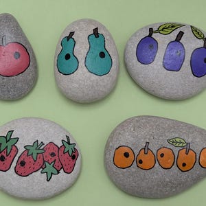 The Very Hungry Caterpillar Story Stones - Etsy