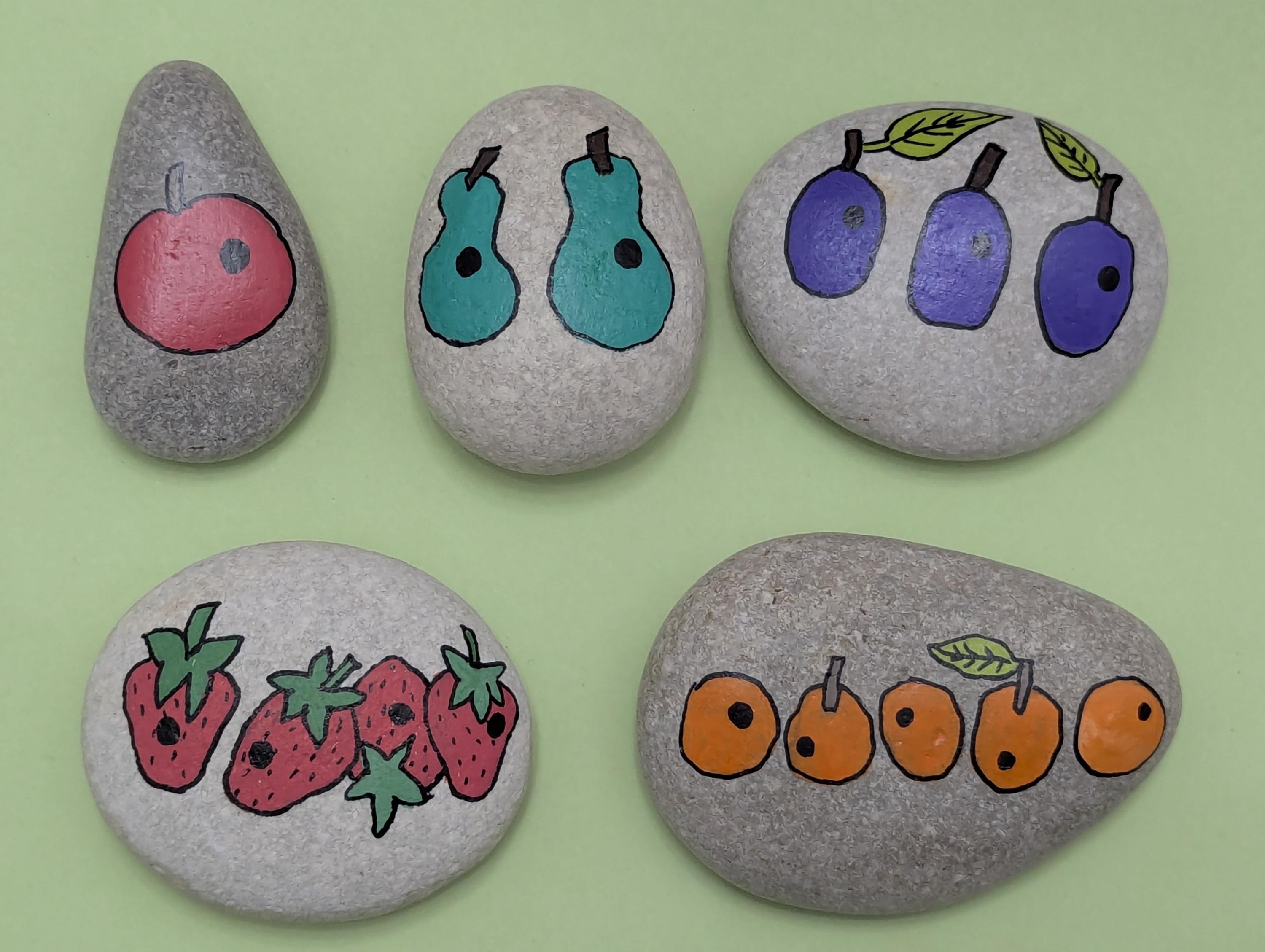 The Very Hungry Caterpillar Story Stones - Etsy