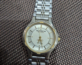 Oniss Black and Gold Tone Women’s 19mm Tank Style Dress Watch With AUDI ...