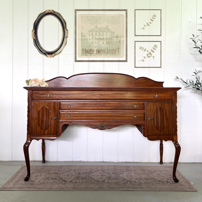 Antique Sideboard Buffet - Etsy
