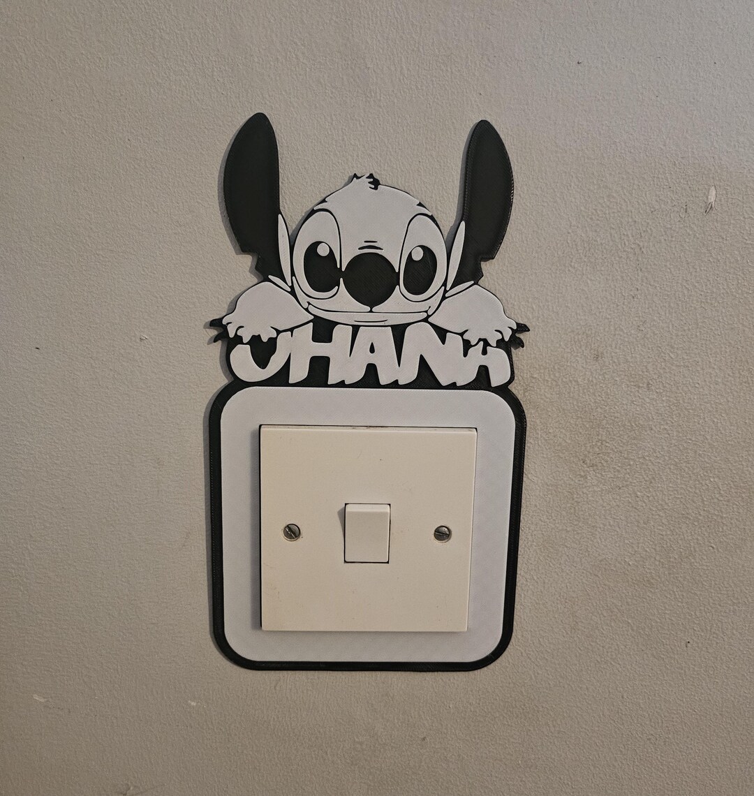 Stitch OHANA Light Switch Surround 3D Printed - Etsy