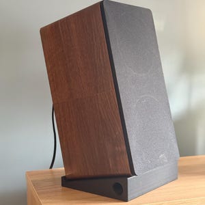 2x Angled Minimalist Speaker Stands - Small, Medium, Large - Sleek ...