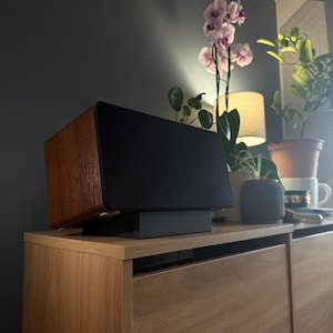 2x Angled Minimalist Speaker Stands - Small, Medium, Large - Sleek ...