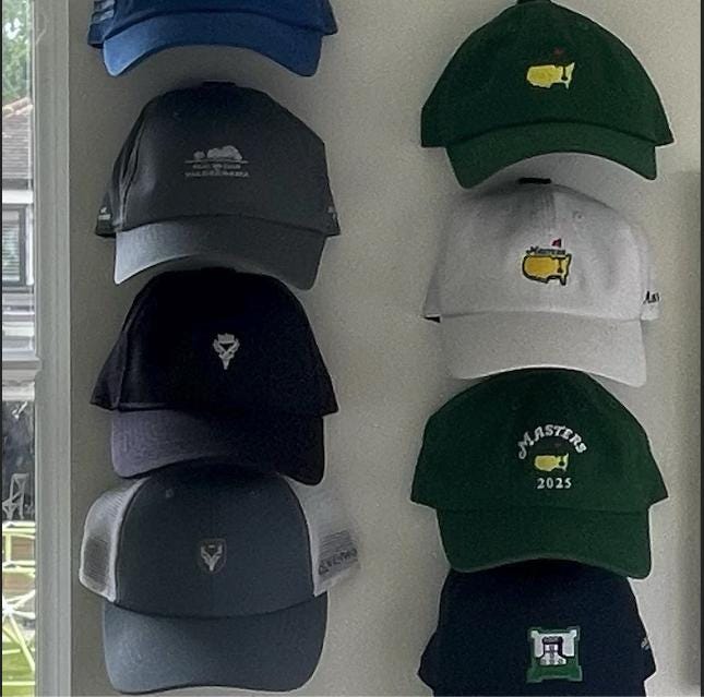 Minimalist Cap Wall Mount: Matte Black Hat Display, 3M Tape - Etsy