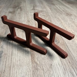 Black Bookshelf Speaker Stands: Minimalist Angled Desktop Riser - Etsy