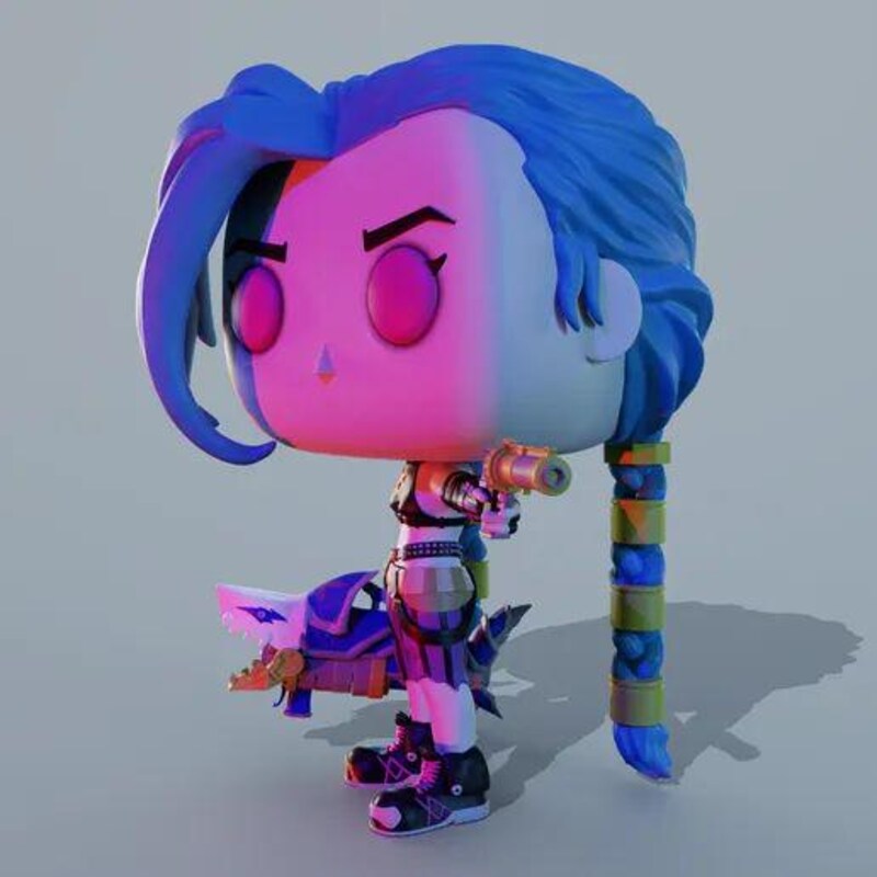 Arcane Jinx Statue - Etsy