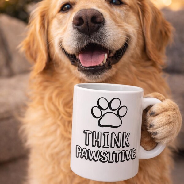 Think Pawsitive - Etsy