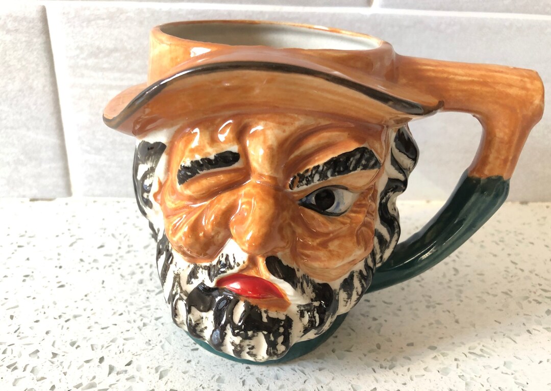 Toby Mug Bust Winking Head Figure - Etsy