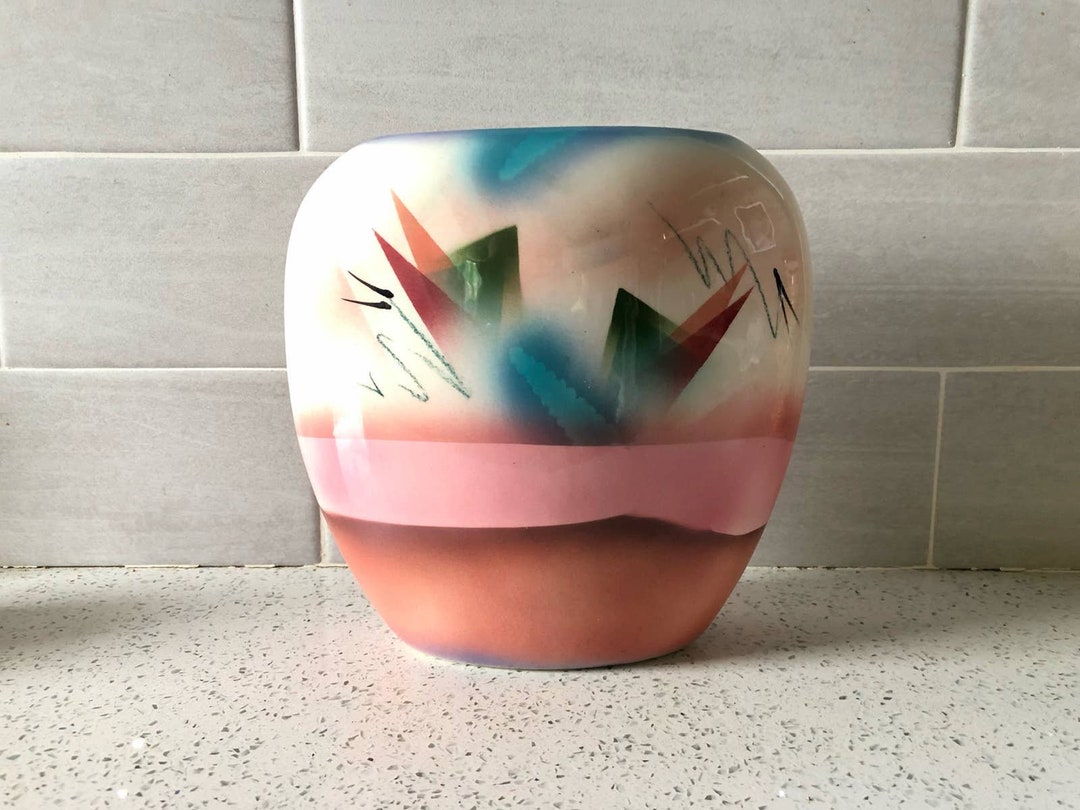 Vintage 80's Judith Stiles Vase - Etsy