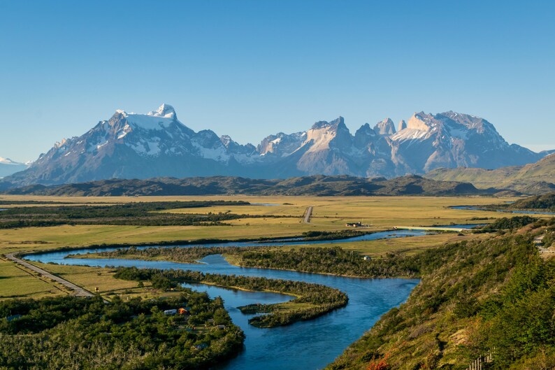 Patagonia Wall Art, Torres Del Paine Print, Chile Landscape Photo Decor ...