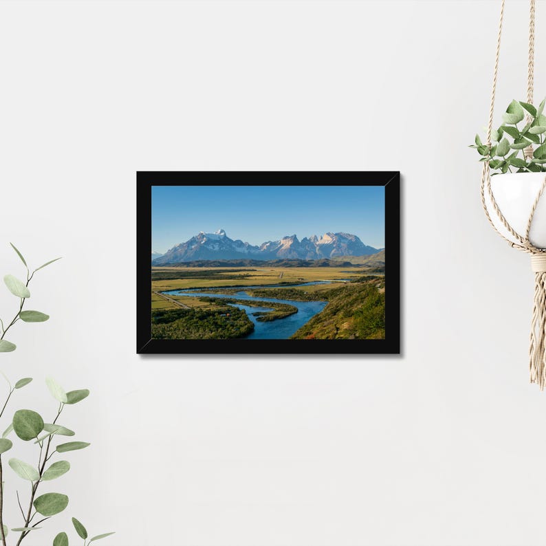 Patagonia Wall Art, Torres Del Paine Print, Chile Landscape Photo Decor ...