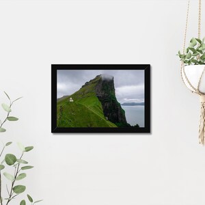 Faroe Islands Wall Art, Kalsoy Lighthouse Print, Nordic Landscape Photo ...