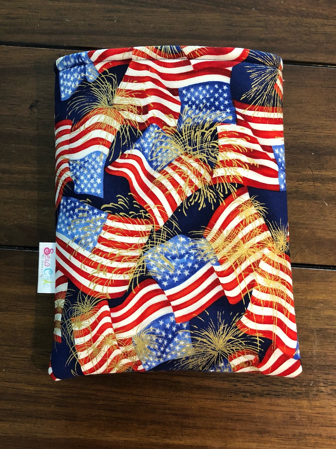 USA Flag and With Gold Shimmer Fireworks Kindle Fire/ipad Mini/trade ...