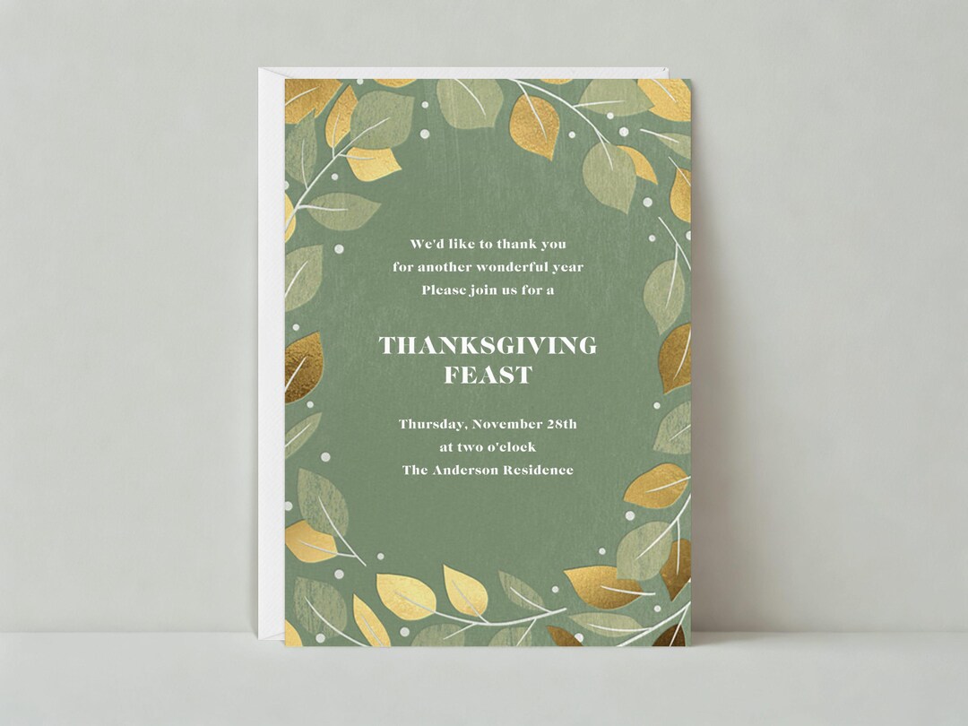 Paperless Post Customizable Thanksgiving Party Invitation Template ...