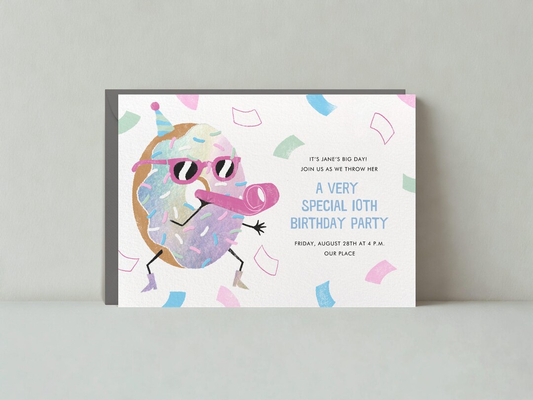 Paperless Post Customizable Kids Birthday Party Invitation Template ...