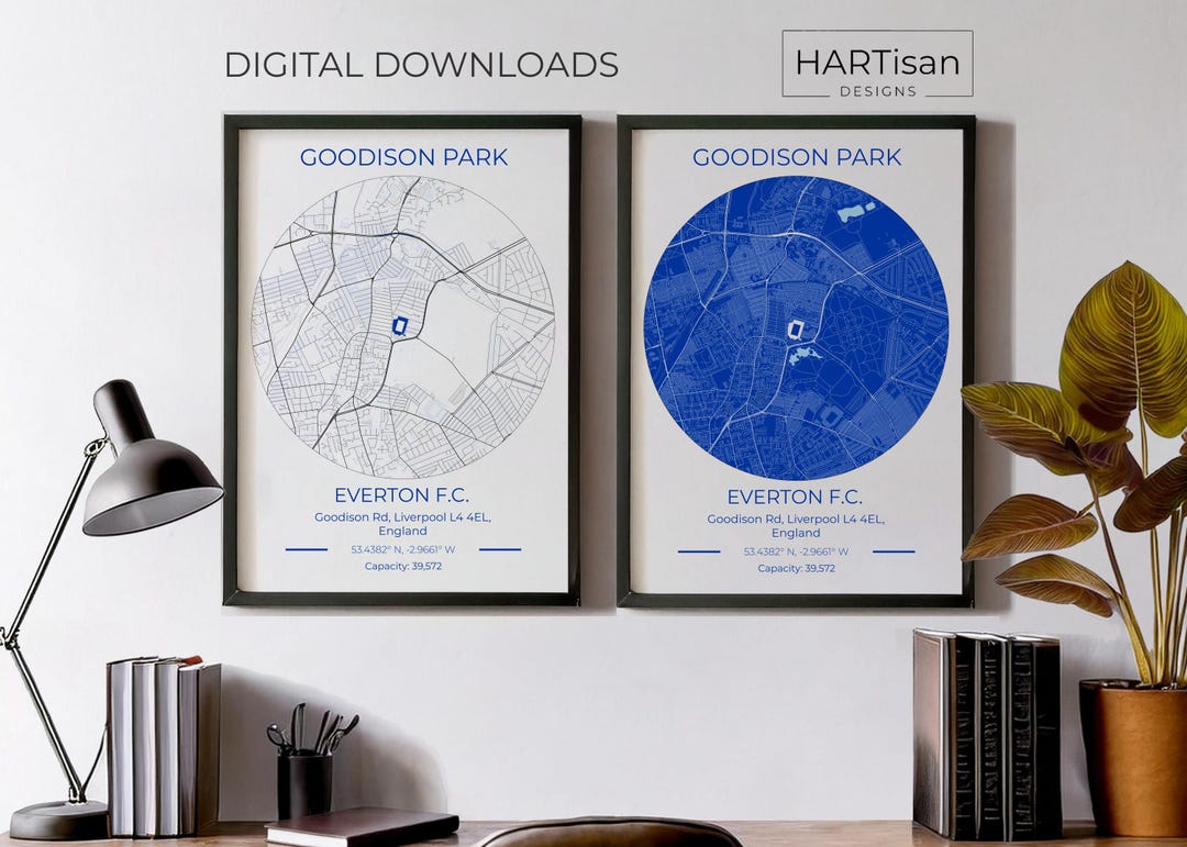 Everton Stadium digital Download Only Football Fan Gift Idea ...