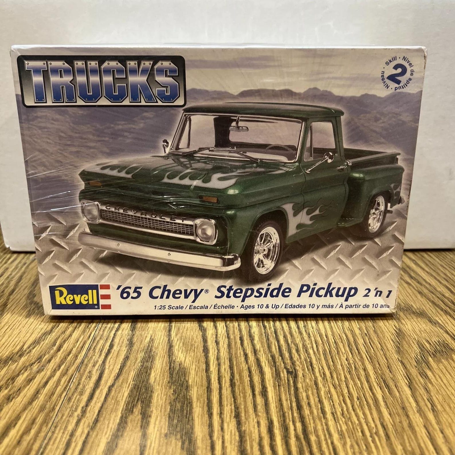 Revell 1965 Chevy Stepside Pickup Truck - Etsy