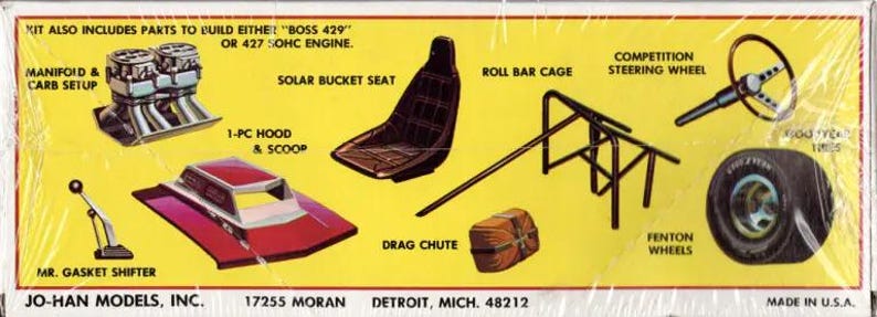 Johan 1/25 1971 Ford Maverick Pro Stock Model Kit - Etsy