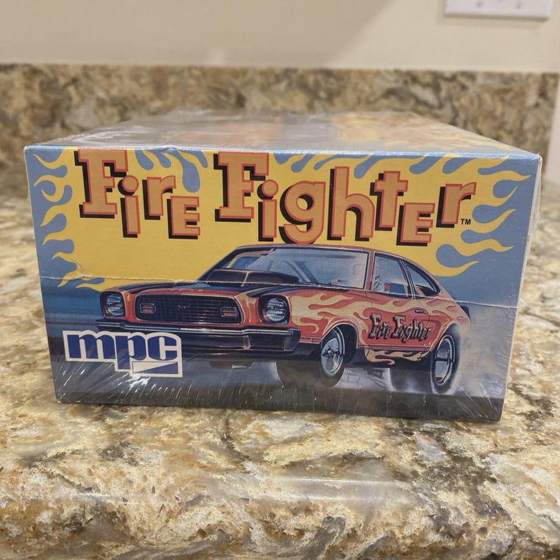 MPC 1/25 Fire Fighter Mustang II Pro Stocker Vintage Model Car Kit - Etsy