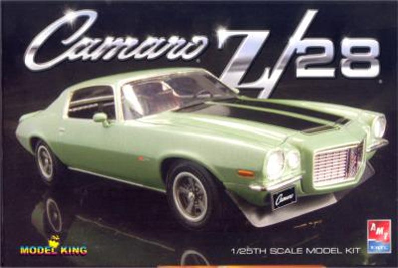 AMT 1/25 1970 Chevrolet Camaro Z/28 Model Kit - Etsy