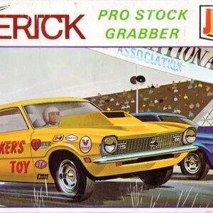 Johan 1/25 1971 Ford Maverick Pro Stock Model Kit - Etsy