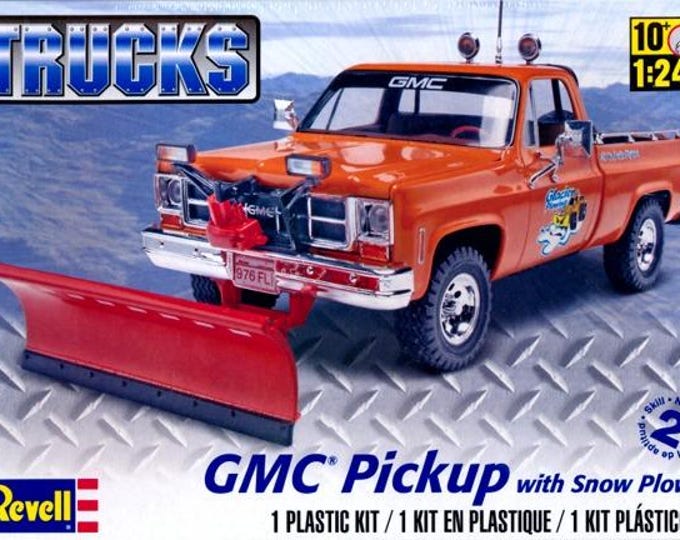 Revell 1/25 1977 Chevy 4x4 Plow Truck Model Kit - Etsy