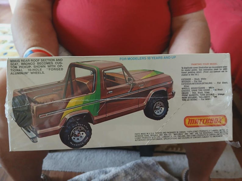 Amt 1/25 1978 Ford Bronco'' Wild Hoss'' Original 1978 Release Model Kit ...