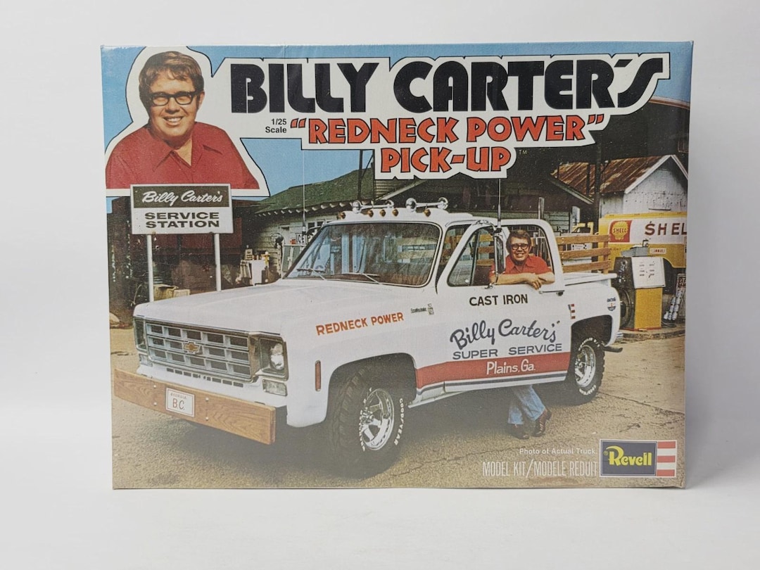 Revell 1/25 1977 Chey Pickup ''billy Carter Redneck Truck Model Kit - Etsy